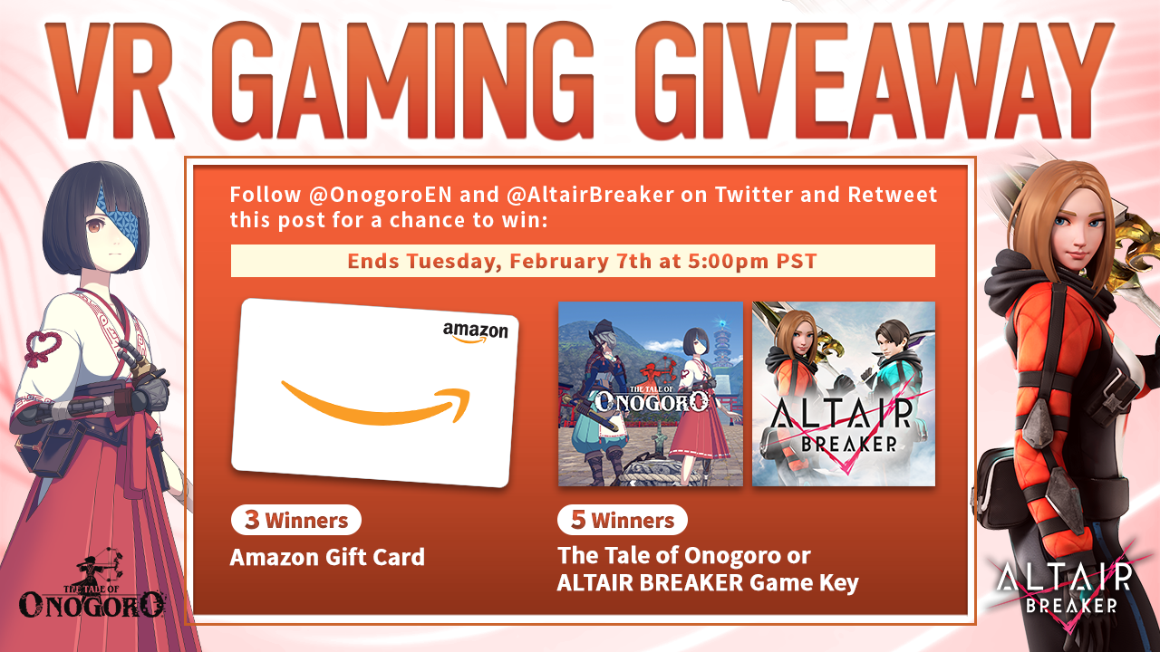 ALTAIR BREAKER collaboration VR GAMING GIVEAWAY - The Tale of Onogoro