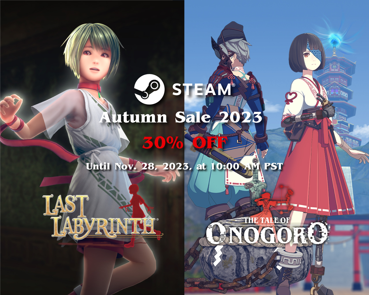 [Sale]Steam Autumn Sale 2023 for 30% OFF!(Until Nov. 28, 2023, 10:00 AM ...